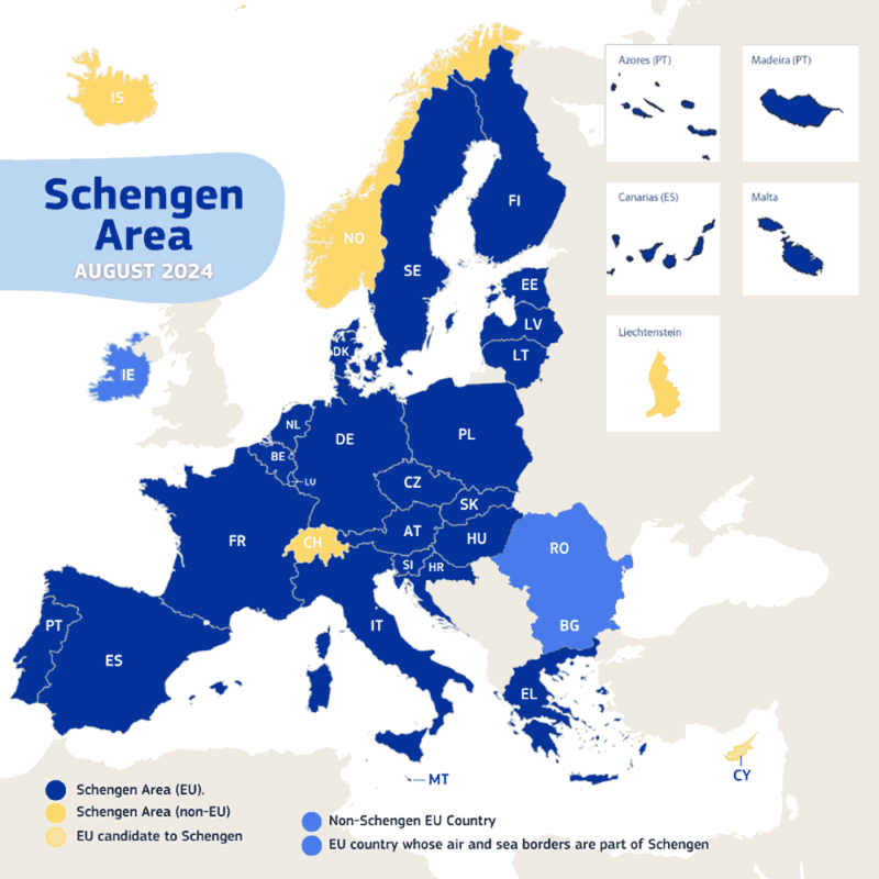 Harta Schengen 2024 – harti.wansait.com